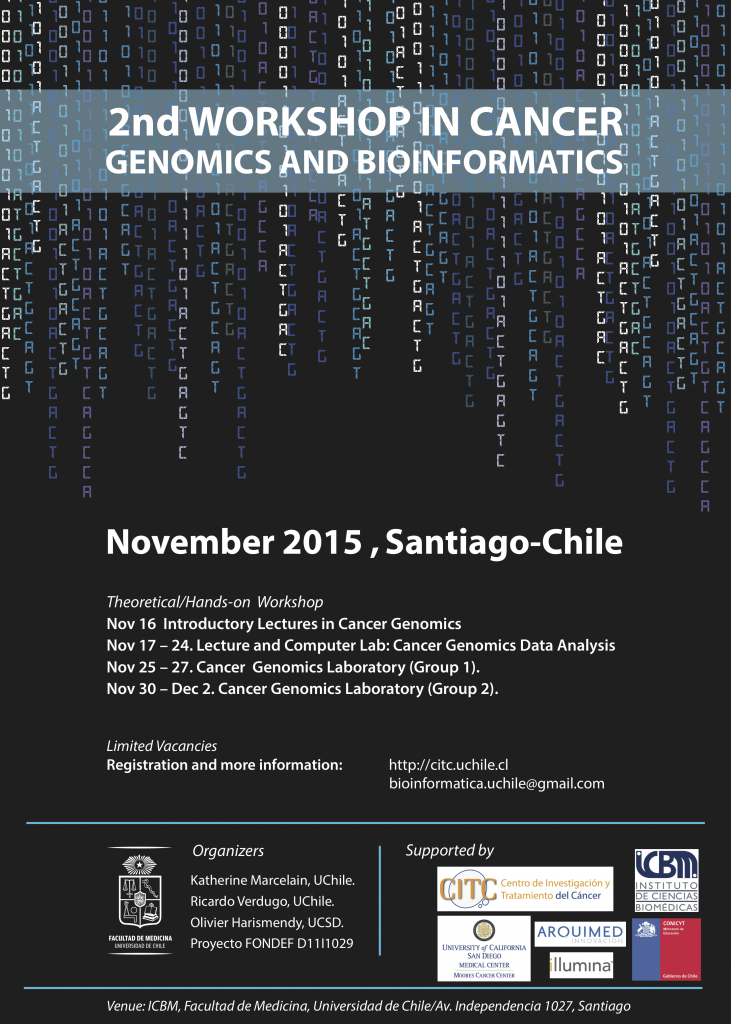 2nd Workshop in Cancer Genomics and Bioinformatics – 2015 – GENOMED Lab